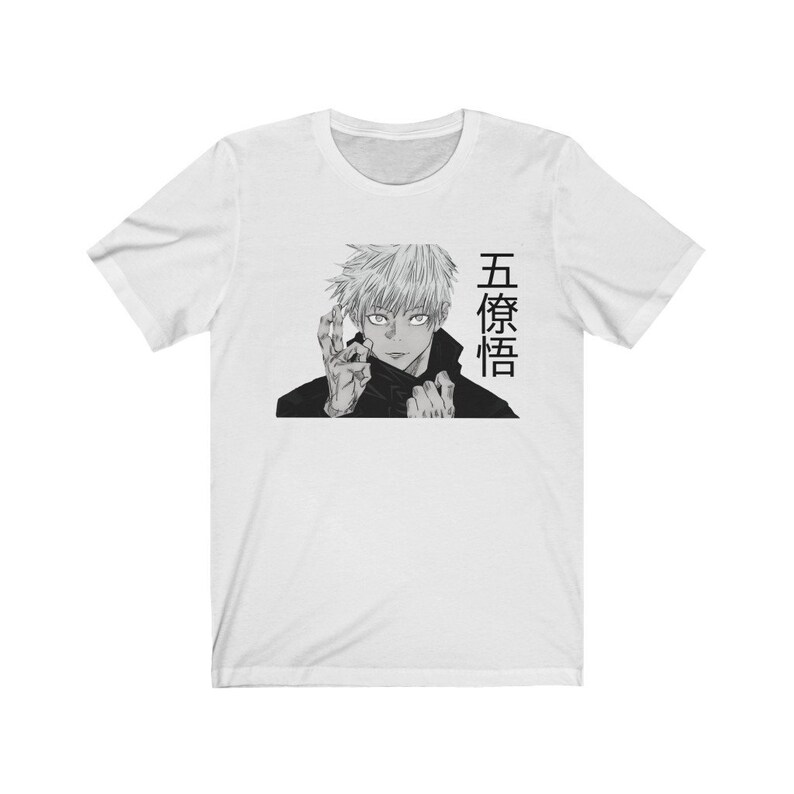 Unisex Gojo Satoru Shirt Jujutsu Kaisen Jujutsu Kaisen Etsy