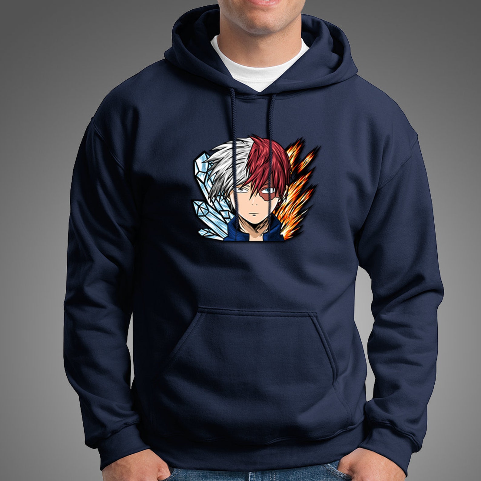 Unisex My Hero Academia Shoto Todoroki Shirt Boku No Hero Etsy