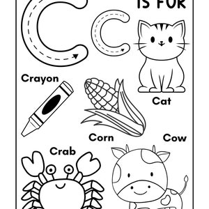 ABC Coloring Pages, Kids Activity, Preschool Printables, Kids ...
