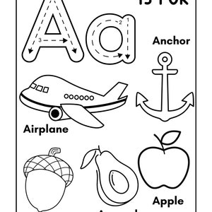 ABC Coloring Pages, Kids Activity, Preschool Printables, Kids ...