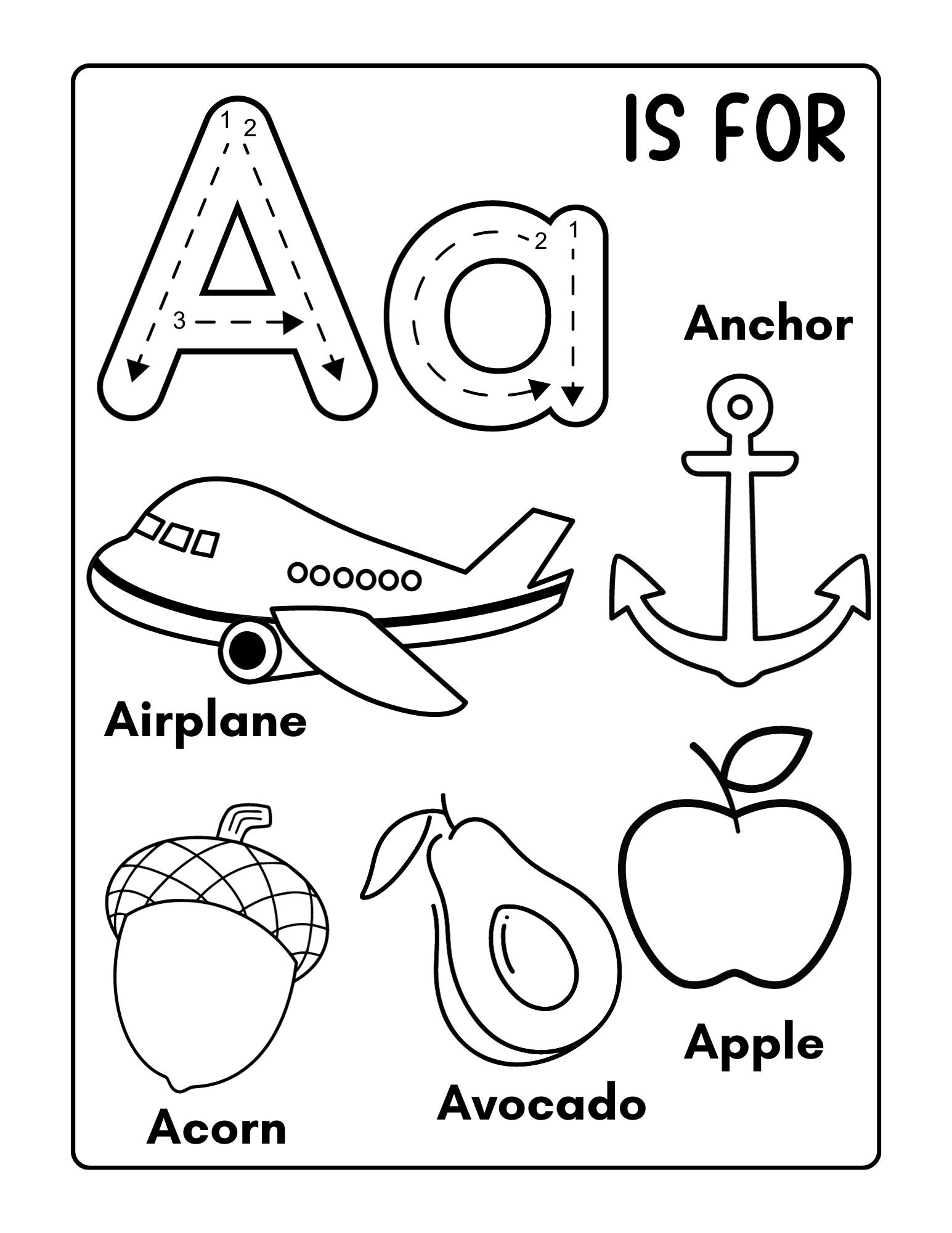 ABC Coloring Pages, Kids Activity, Preschool Printables, Kids ...