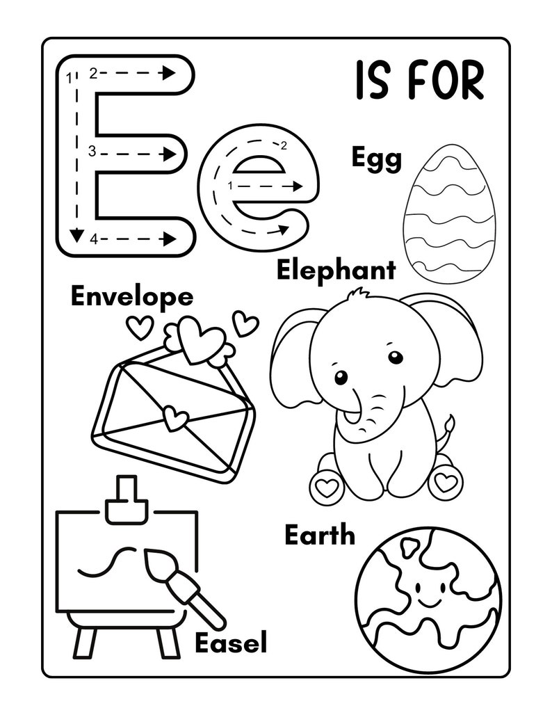 ABC Coloring Pages, Kids Activity, Preschool Printables, Kids ...