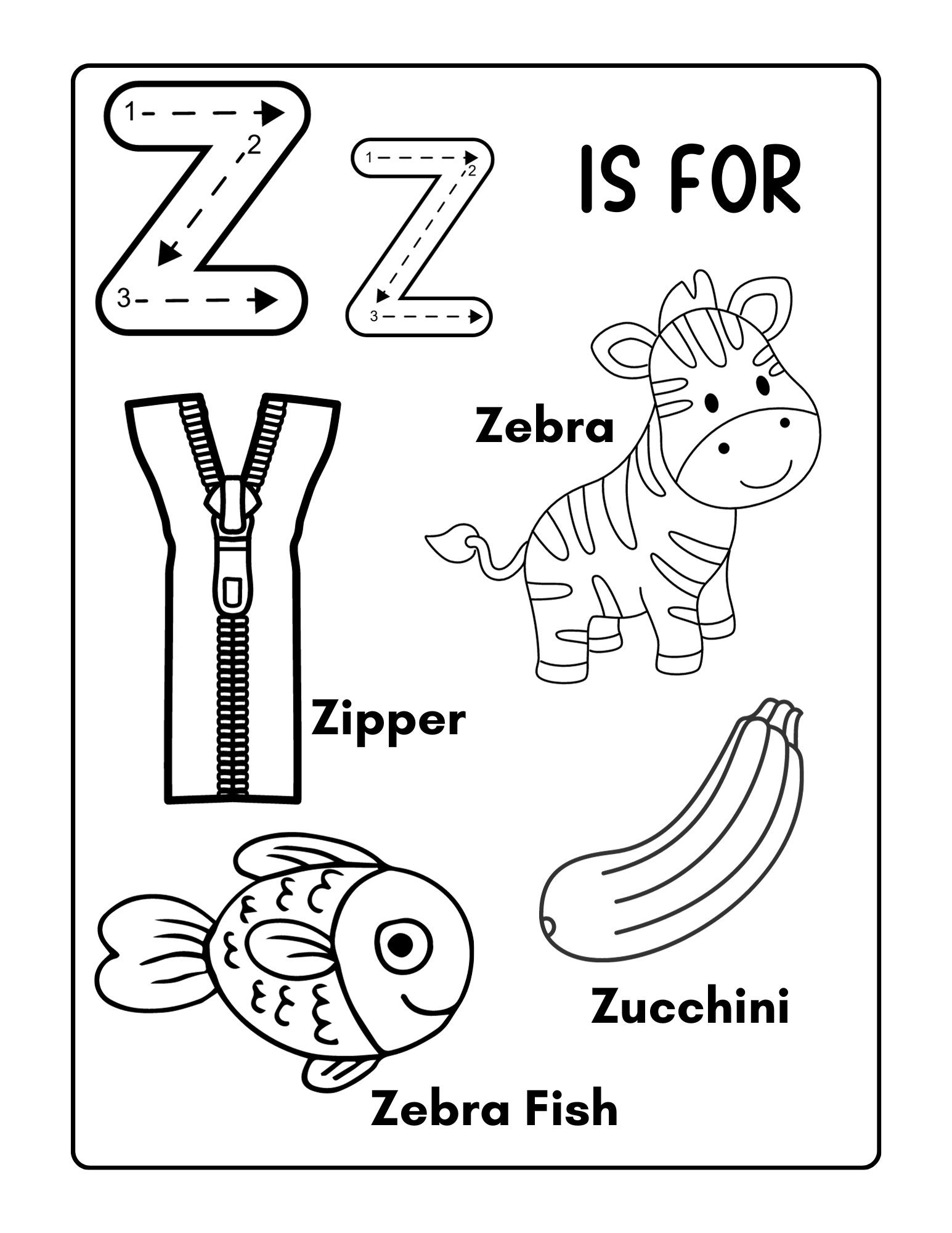 ABC Coloring Pages, Kids Activity, Preschool Printables, Kids ...