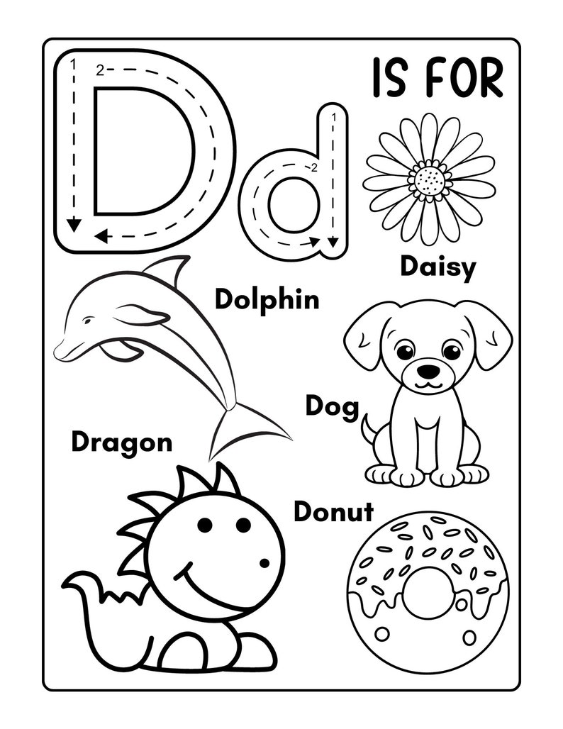 ABC Coloring Pages, Kids Activity, Preschool Printables, Kids ...