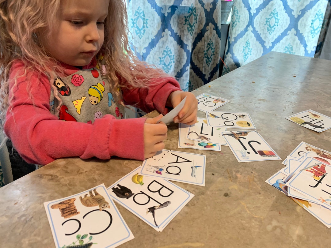 Colorful ABC Flashcards - Etsy