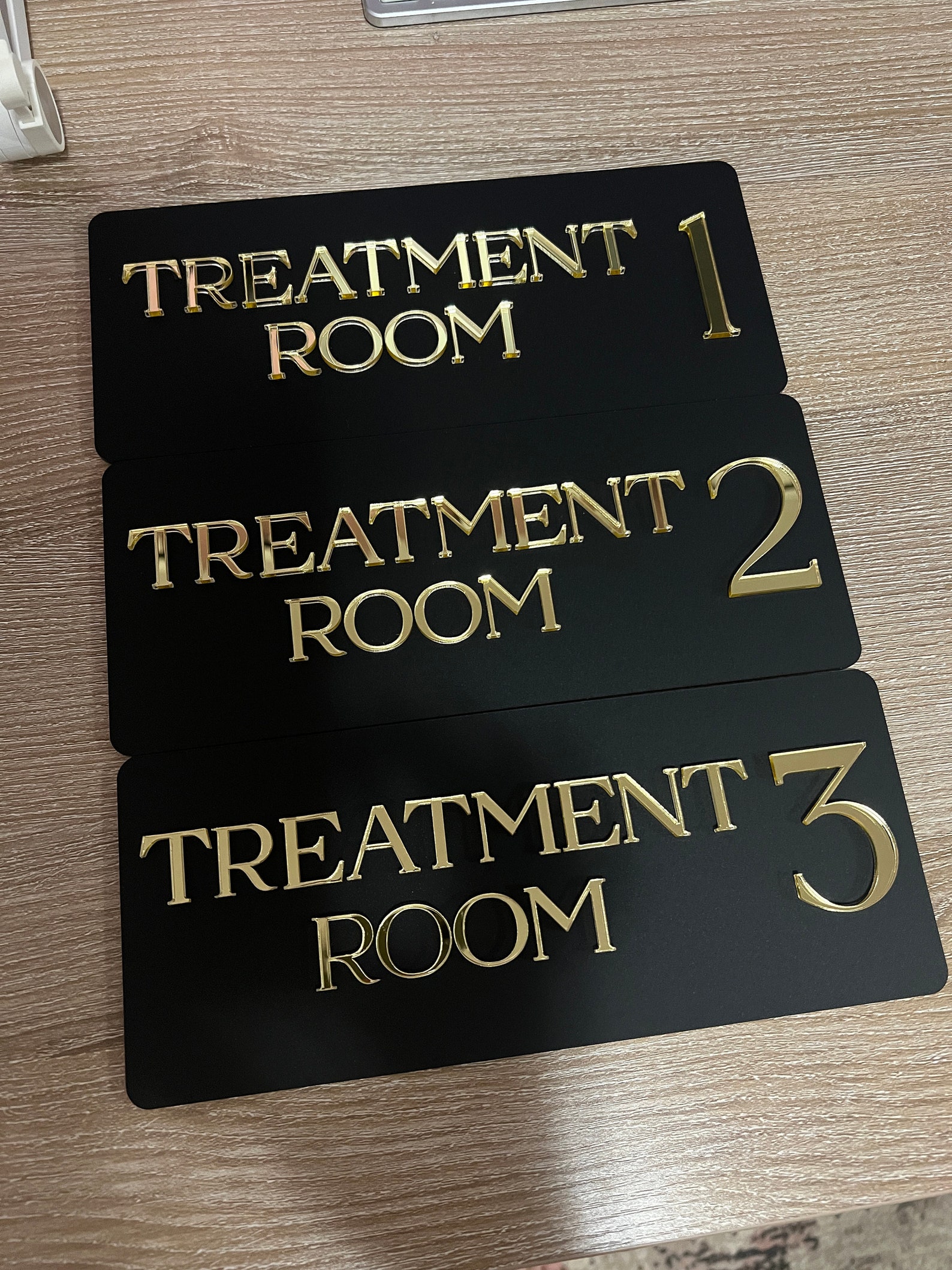 Custom Door Plaque for Salons, Treatment Room Sign, Business Signage ...