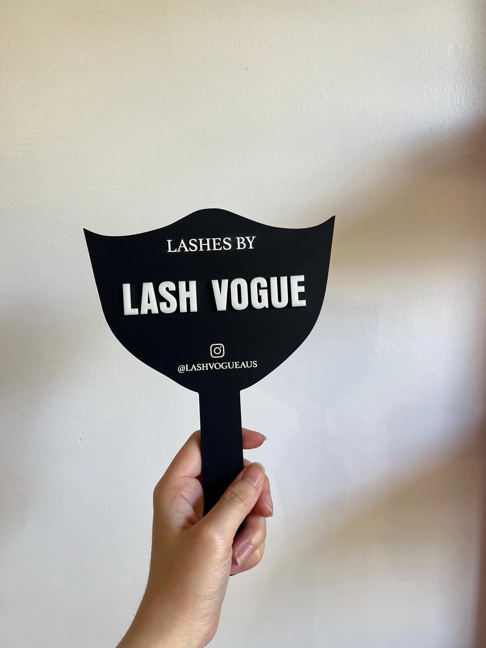 Lash Tech Handheld Mirror, Personalized Mirror for Lash Technicians ...