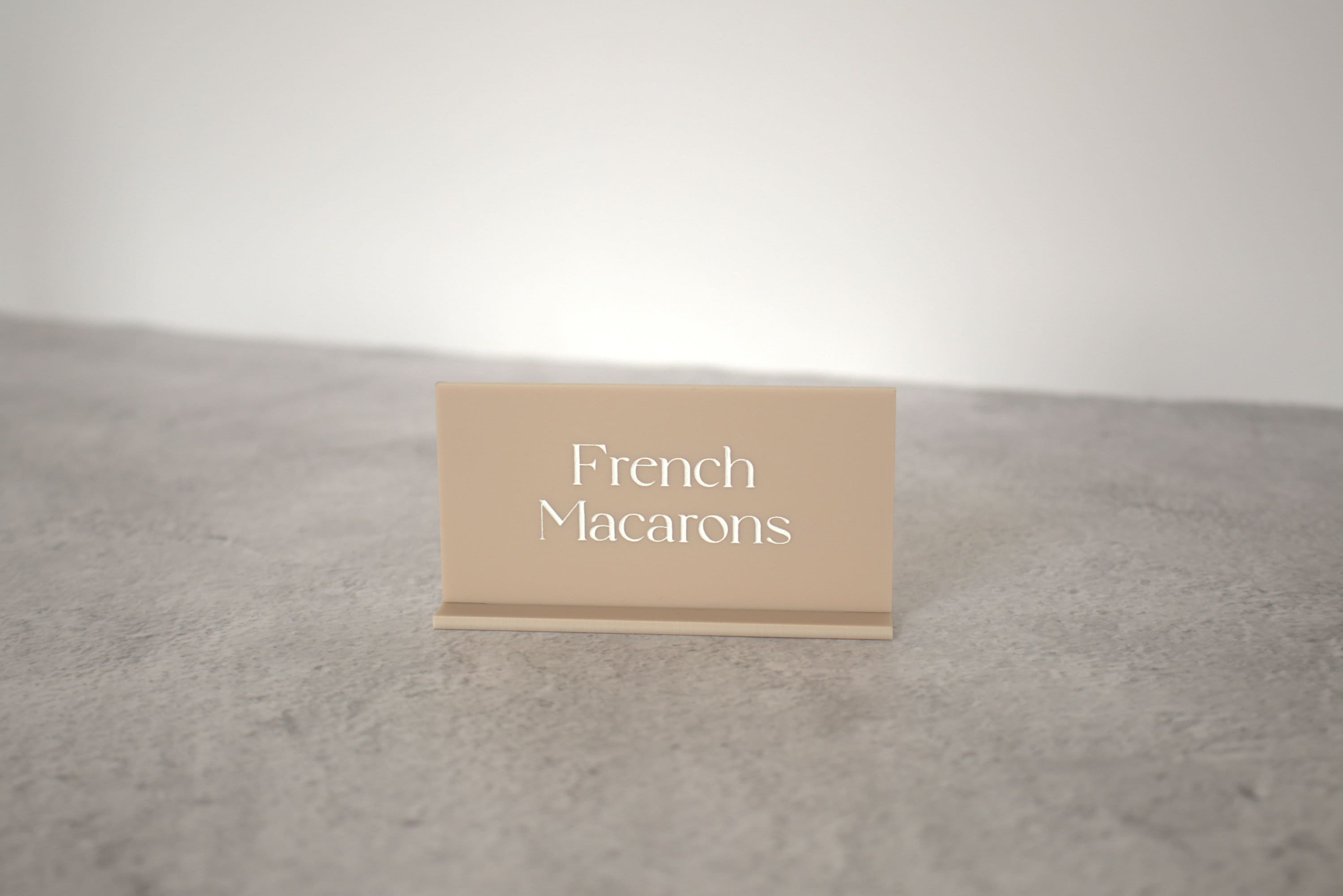 Custom Catering Signs, Food Label Signs, Acrylic Food Labels, Dessert ...