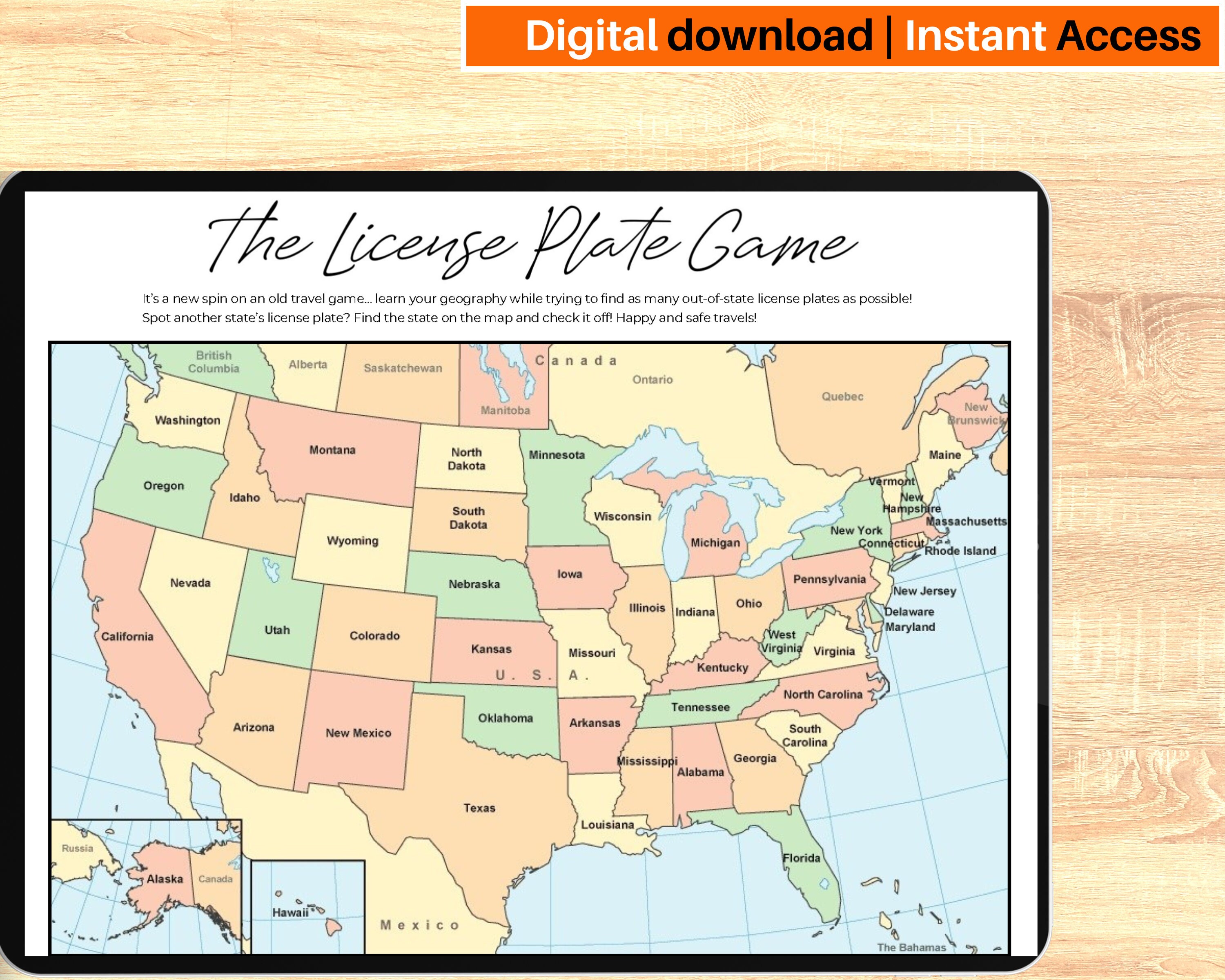 Kids Road Trip Games Printable, Family Road Trip Planner, Family ...