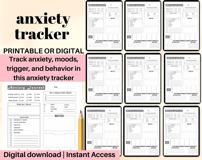Printable Panic Attack Tracker - Etsy Canada