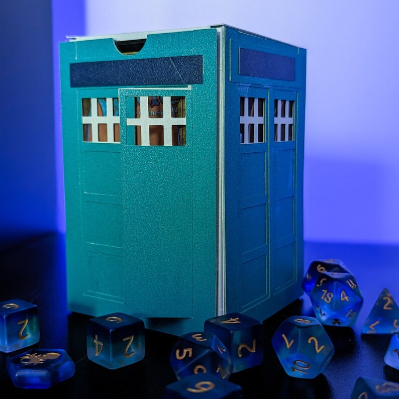 Dr. Who TARDIS Deck Box for Mtg Commander/edh - Etsy