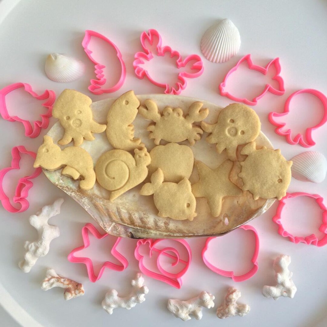 Sea Animal Cookie Cutter / Marine Cookie Cutter / Summer Cookie Cutter ...