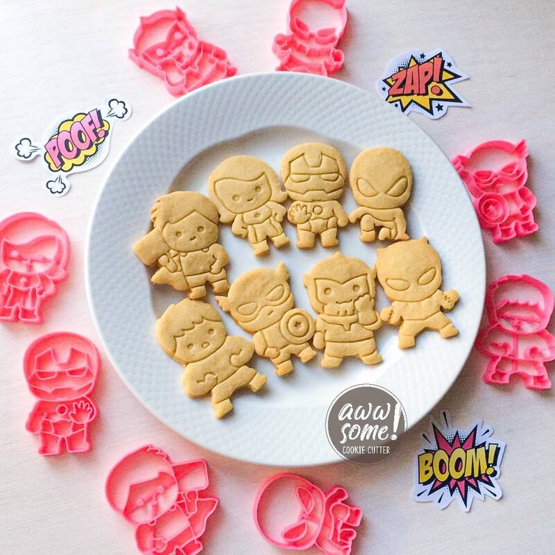Super Hero Cookie Cutters - Etsy