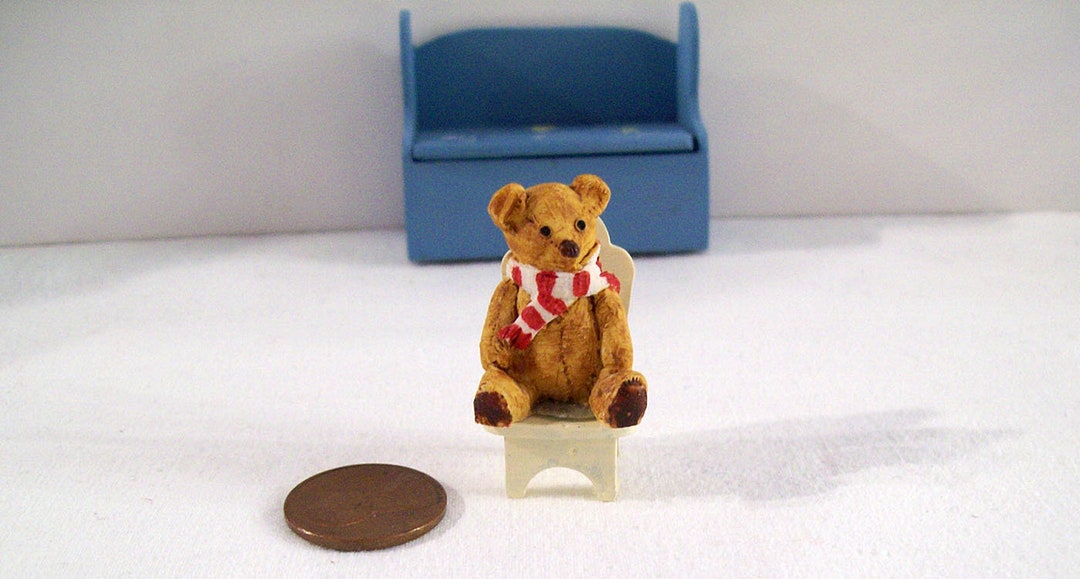 PETER FAGAN Resin Bear With Scarf – Vintage 1980’s – Made and ...