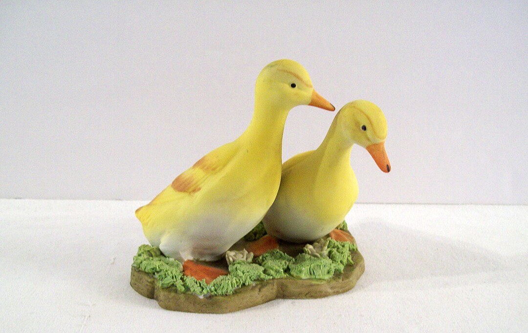ENESCO Two Yellow Ducks Figurine – Ceramic – Made in Korea – Vintage ...