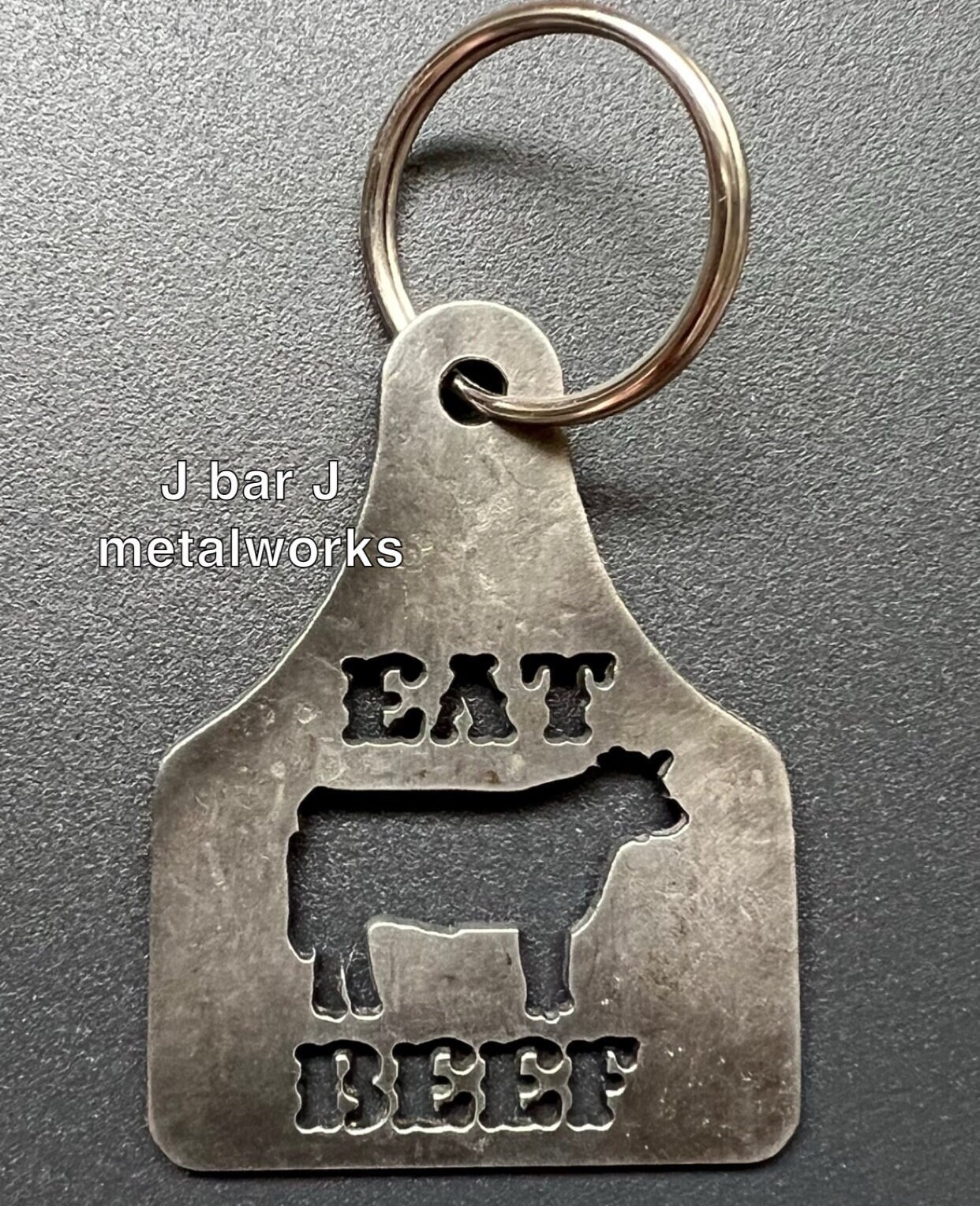 Cattle Tag Keychain With Cowboy Saying Cutouts. - Etsy