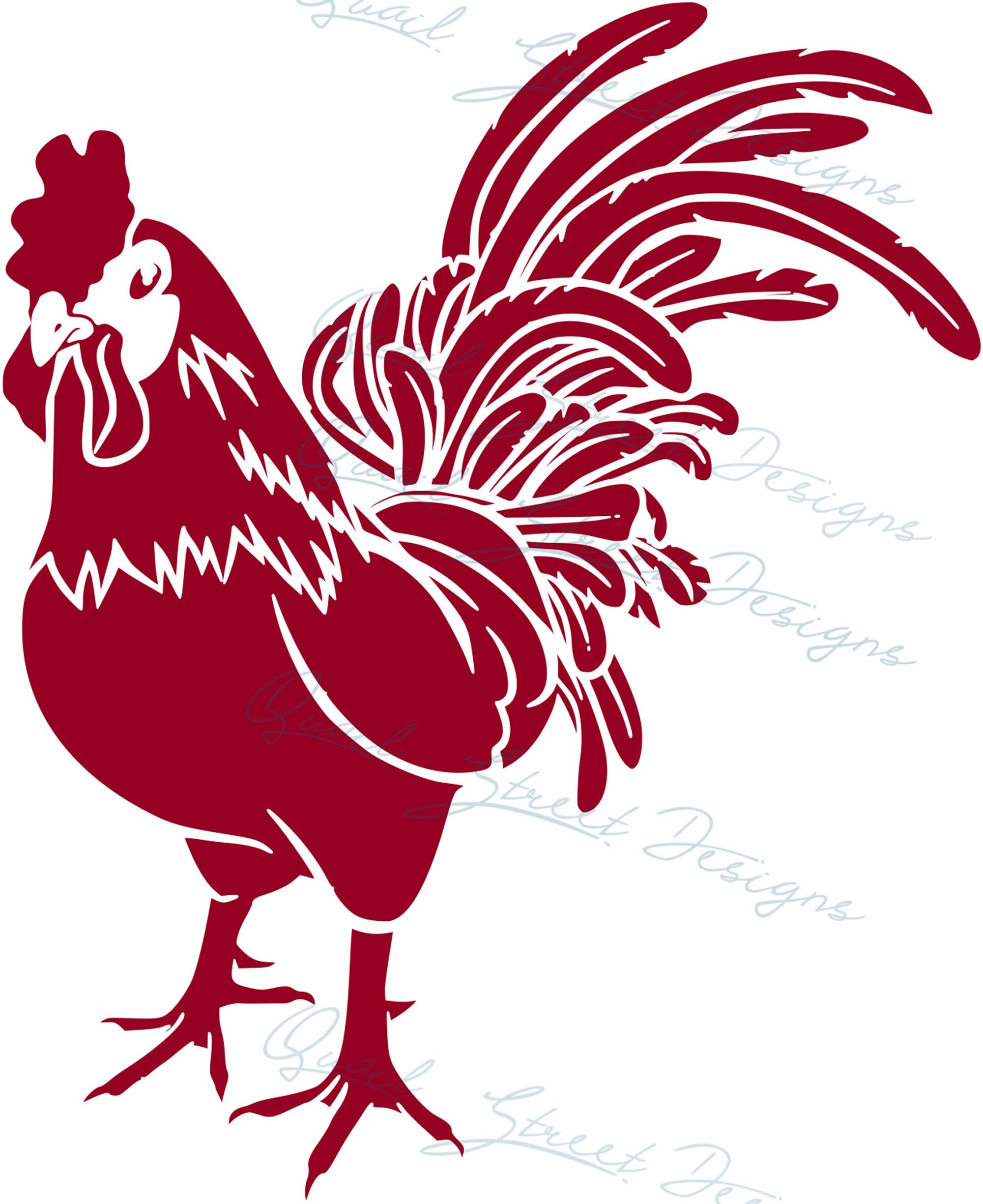 Big Red Rooster for Your Farmhouse - He Makes A Statement! Chickens ...