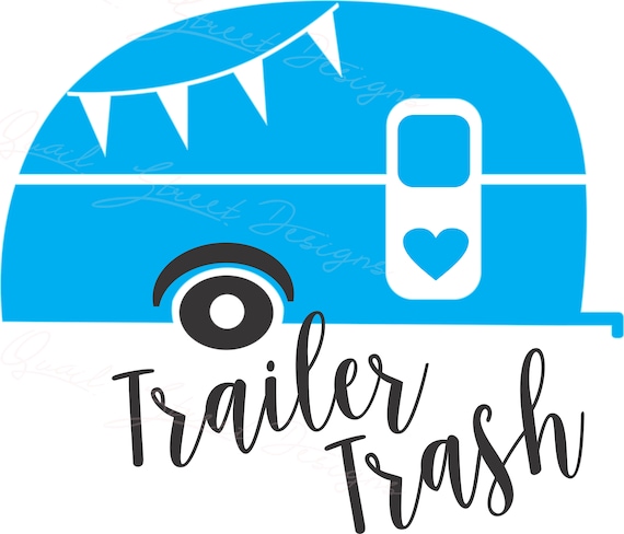 Trailer Trash Funny Camper Garbage Can for RV Tent Camping | Etsy