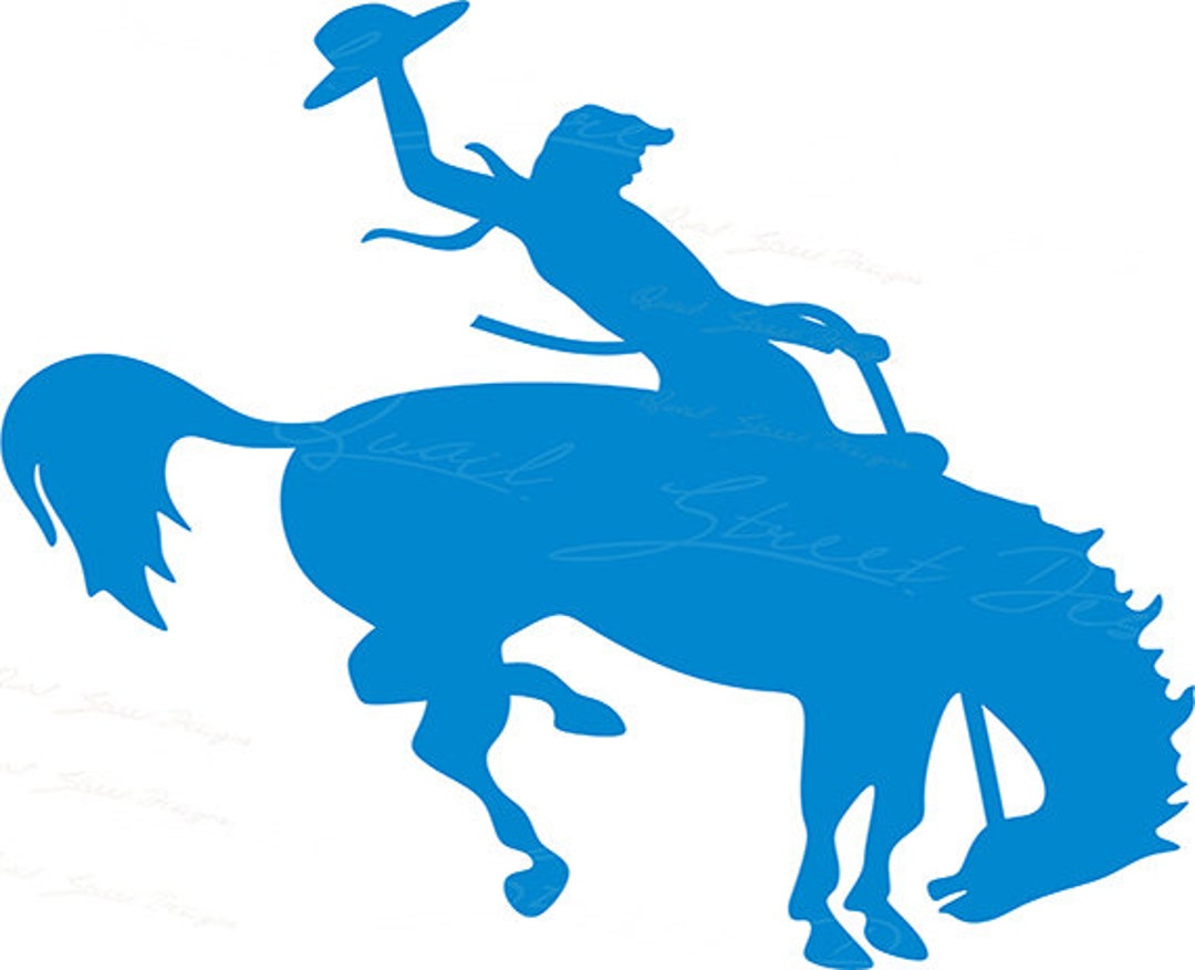 Saddle Bronc Rider - Rodeo Cowboy - Horse - Bucking Bronc - Vinyl Decal ...