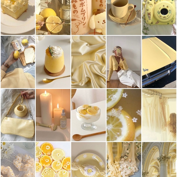 Pastel Yellow Decor - Etsy