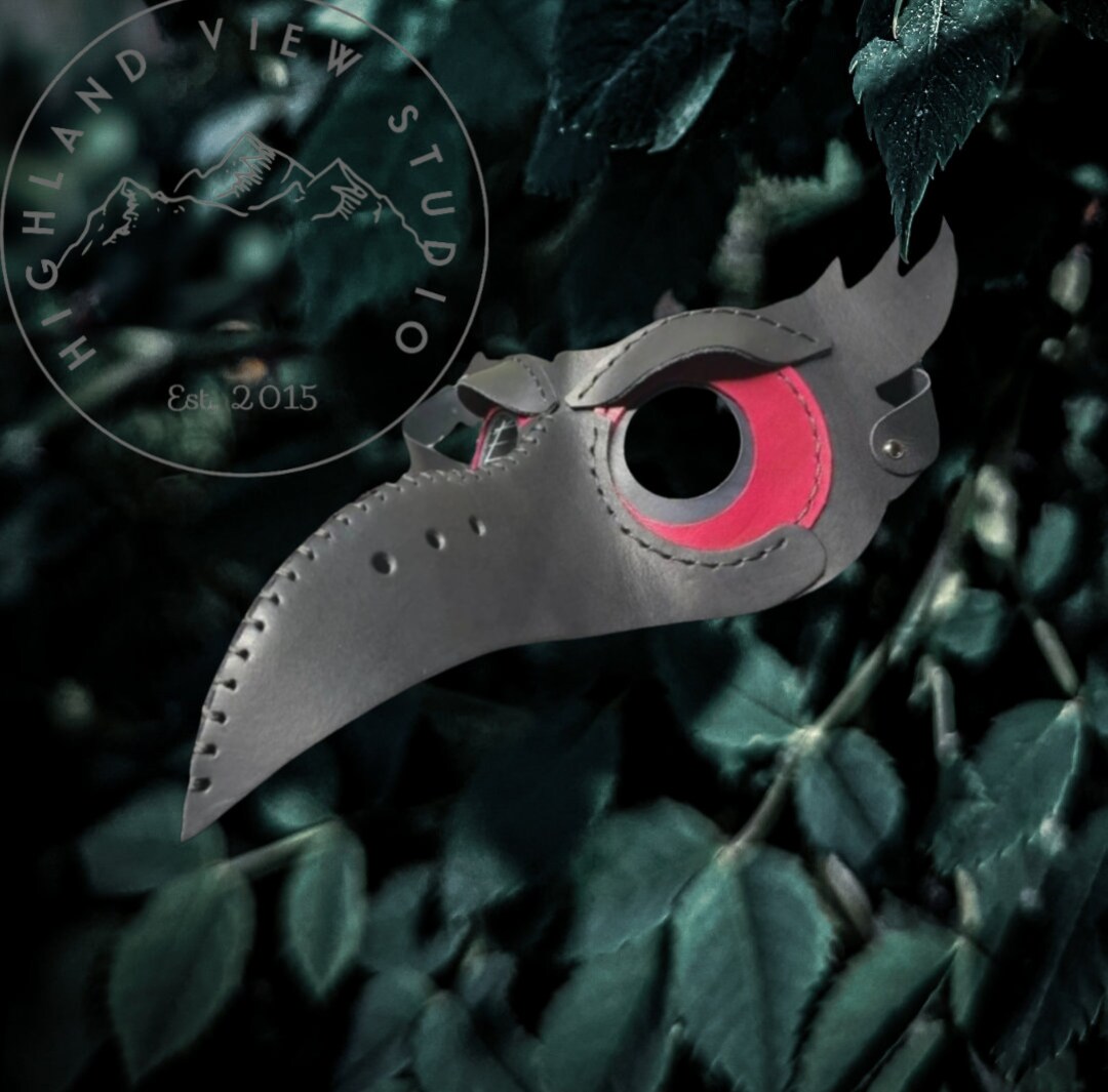 Leather Raven Mask Costume & Cosplay Accessory - Etsy