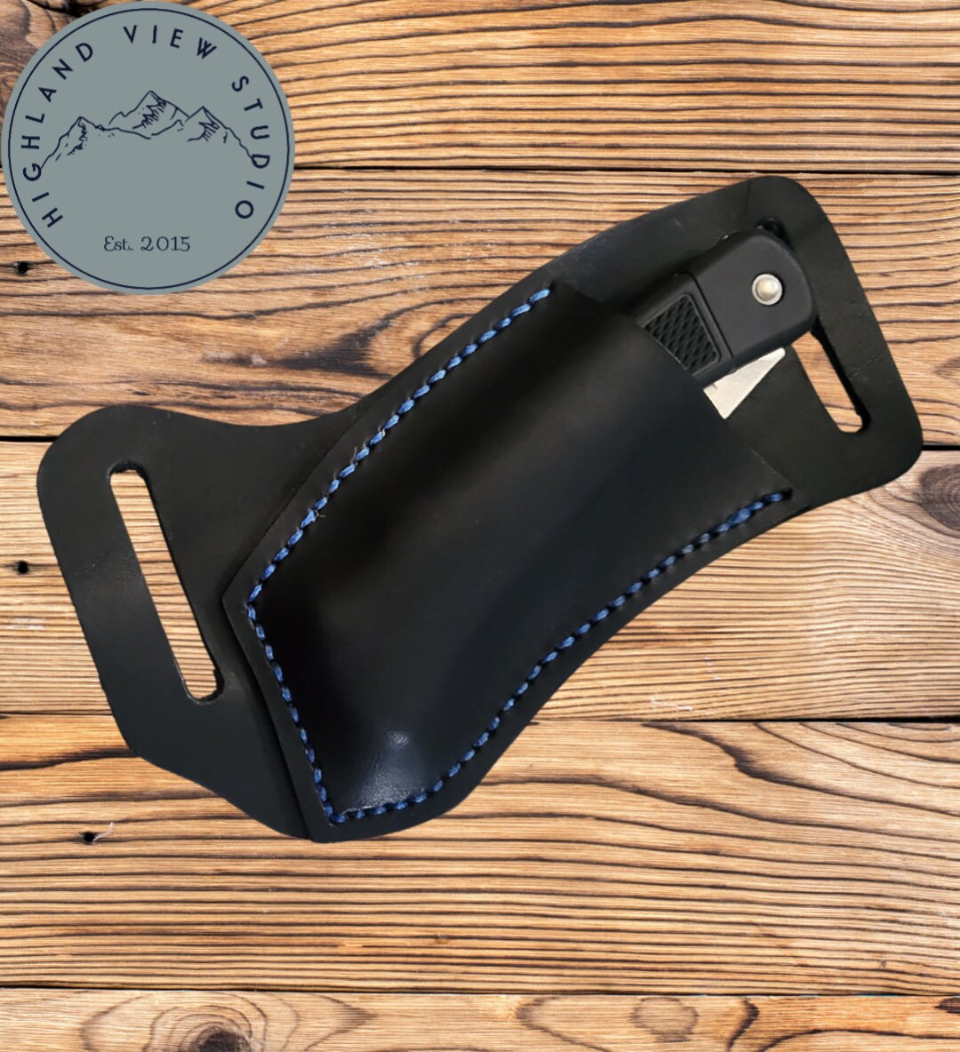 Cross Draw Leather Trapper Knife Sheath Handmade Folding Knife Slip - Etsy