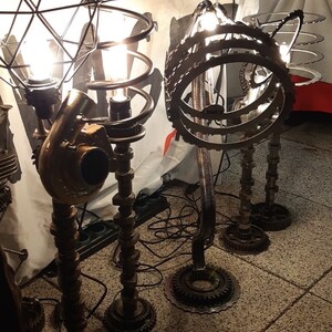 Alienworld 2- Unique Carparts Vintage Lamp - Etsy