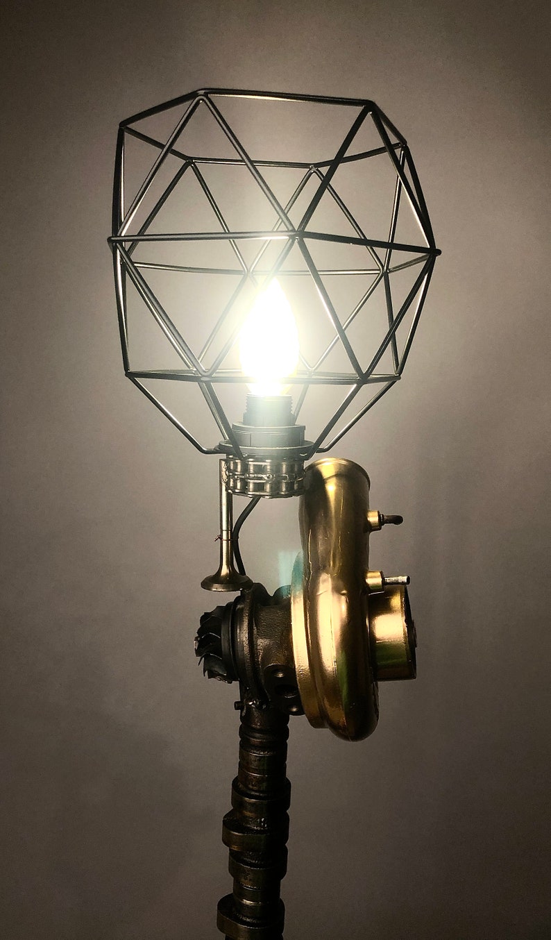Golden Camshaft Piston Lamp - Etsy