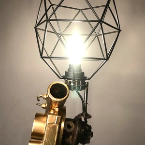 Golden Camshaft Piston Lamp - Etsy