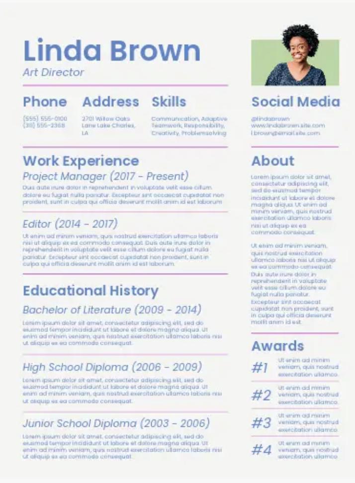 Resume Designing - Etsy