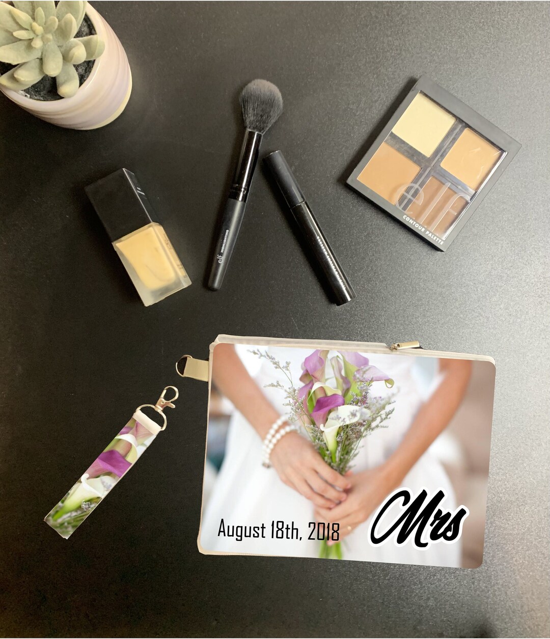 Design Your Own Personalized Photo Makeup Case With Matching - Etsy