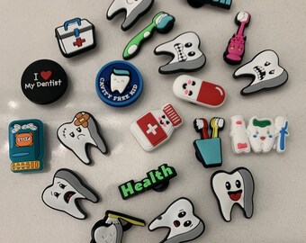Shoe Charms Dental Set 13 Piece Set 1 Piece Option - Etsy