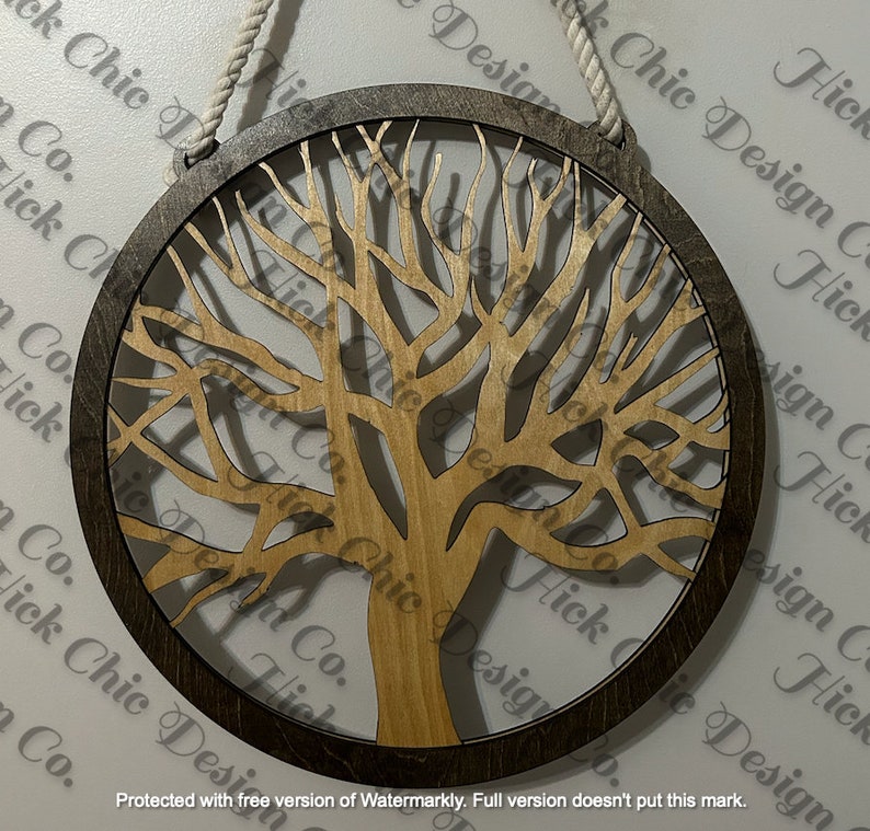 Tree of Life Laser Cut File, Svg, Png, Jpg Glowforge CO2 Laser - Etsy