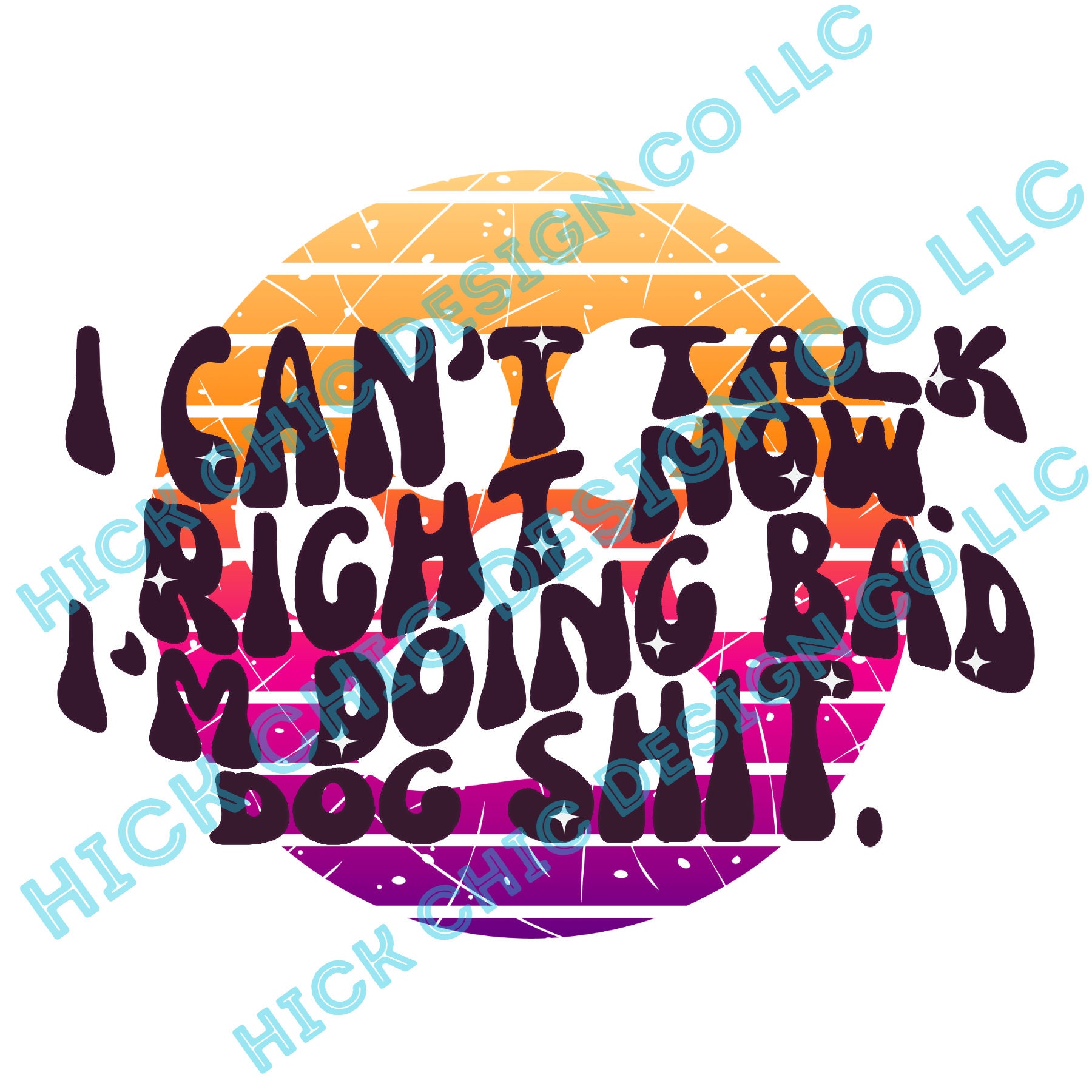 Can't Talk Bad Dog PNG Sublimation Design - Etsy