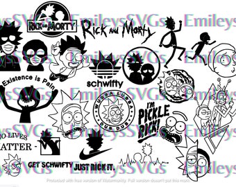 Rick and Morty Svg - Etsy