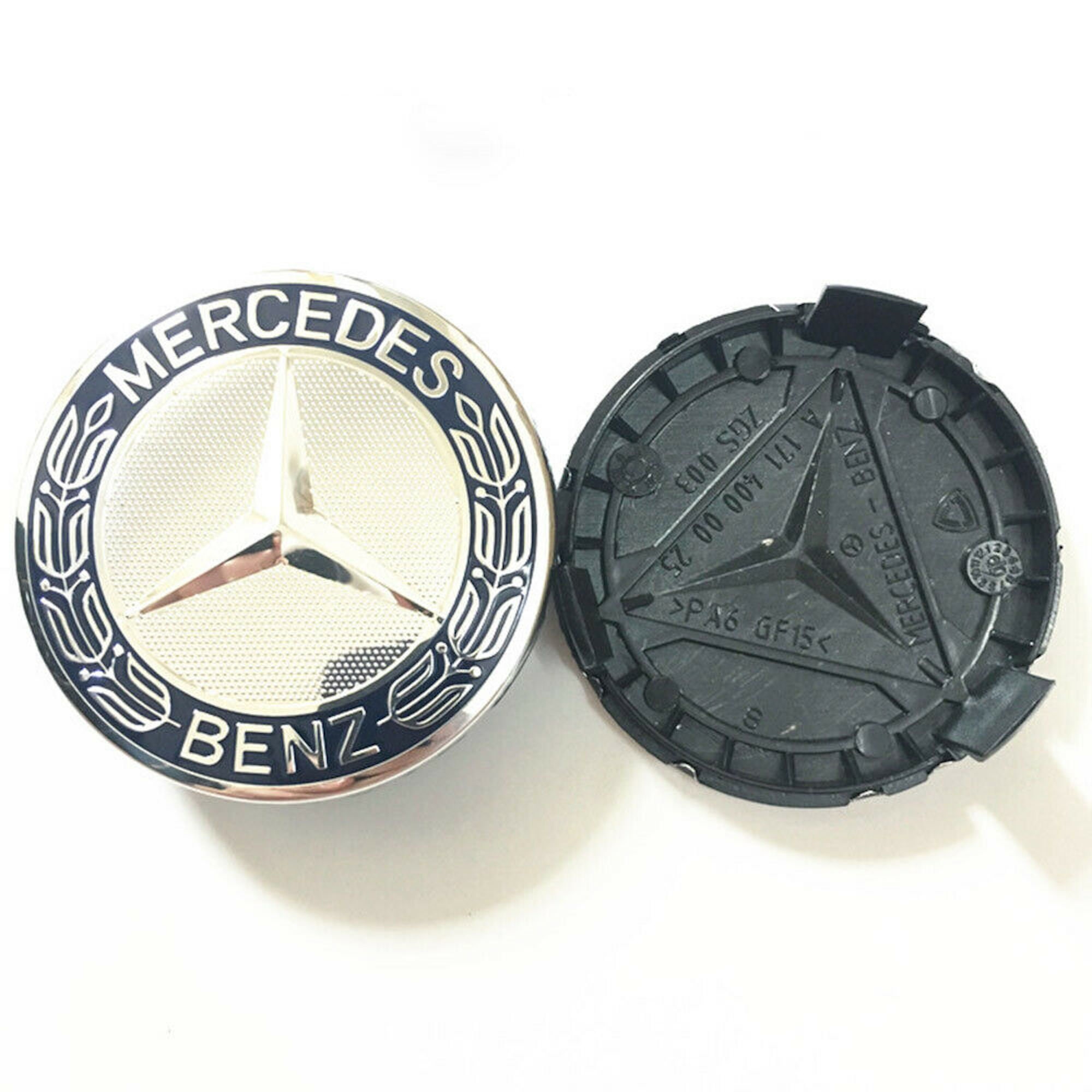 1-2-4 PCS 75mm Mercedes Benz Wheel Center Hub Caps Cover Logo | Etsy