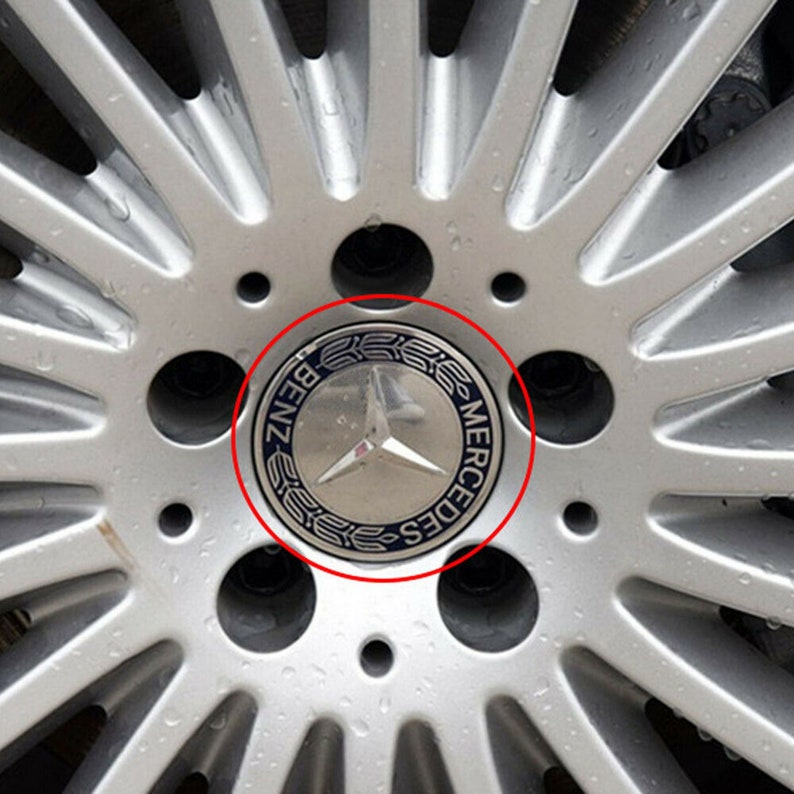 1-2-4 PCS 75mm Mercedes Benz Wheel Center Hub Caps Cover Logo | Etsy