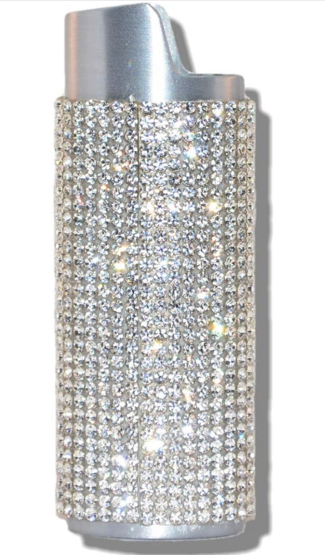 Rhinestone Silver Bling Lighter Case Cover Sleeve With Crystals - Etsy