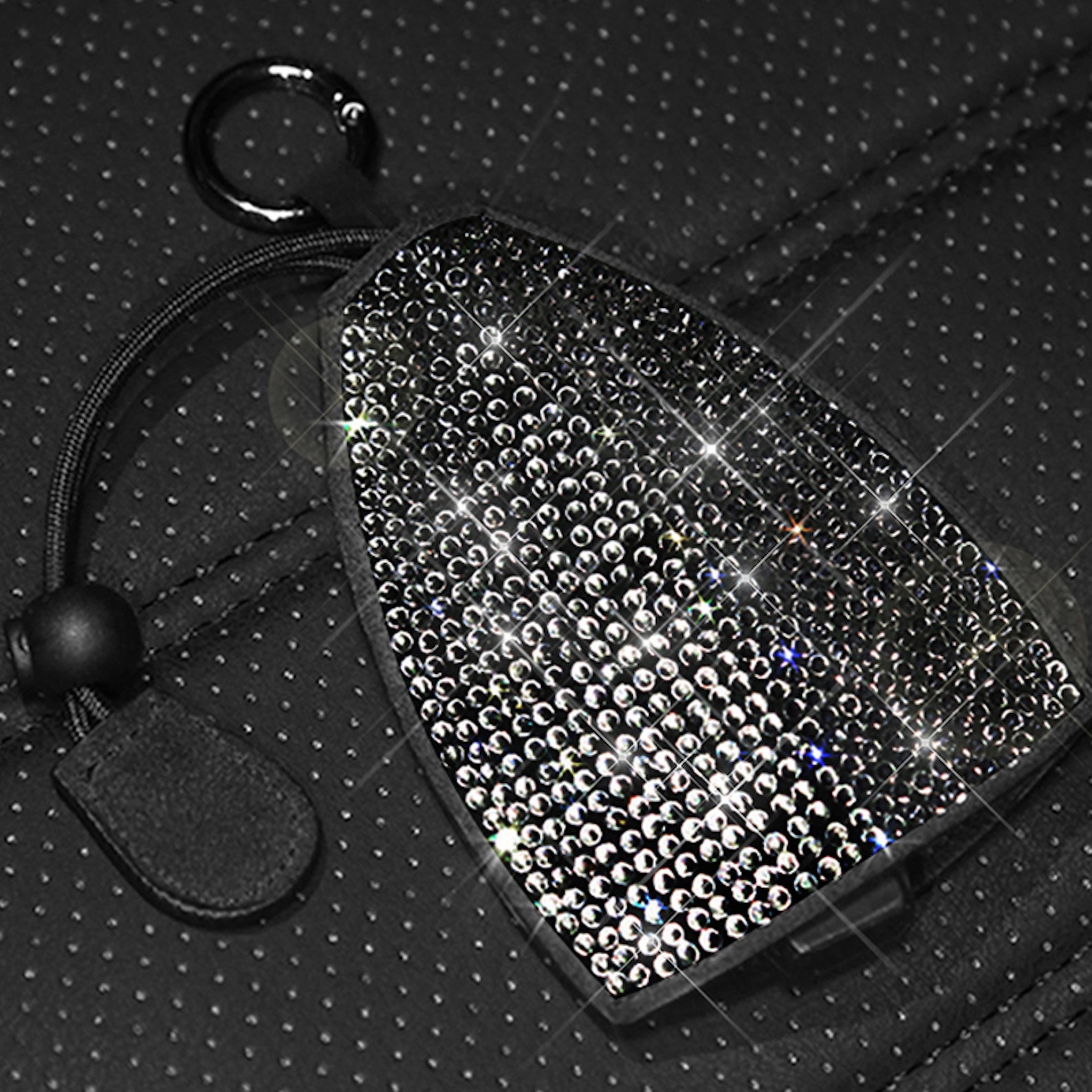 Rhinestone Car Keychain Case Luxury Diamond Lady Key Wallet - Etsy