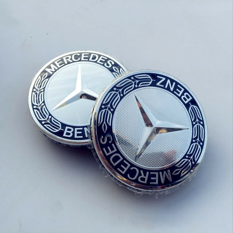 1-2-4 PCS 75mm Mercedes Benz Wheel Center Hub Caps Cover Logo | Etsy