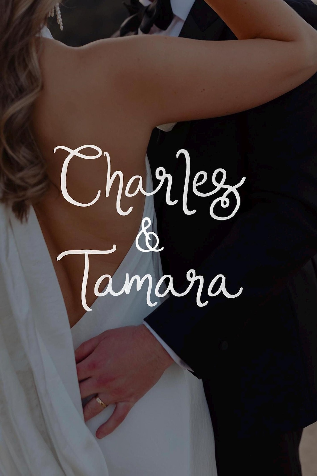 Custom Handwritten Couples Name | Custom Typography | Wedding Logo ...