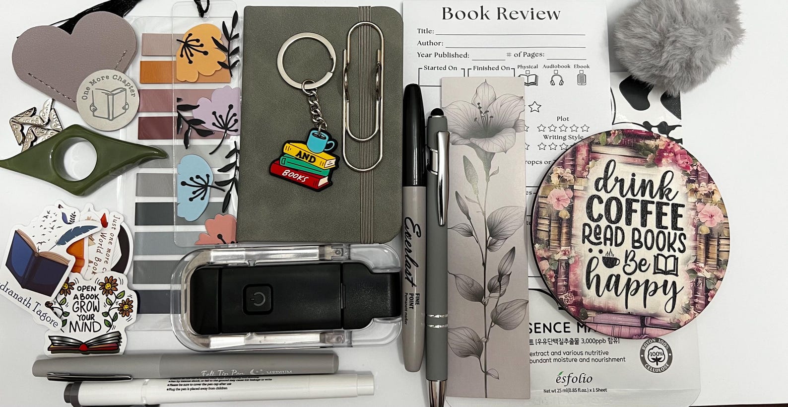 Mystery Bookish Item Bundle – Book Lover's Gift Set With Bookmarks ...