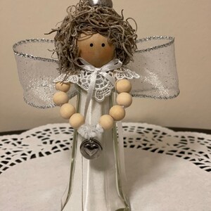 Handmade Glass Salt Shaker Angel / Guardian Angel/victorian Angel/salt ...