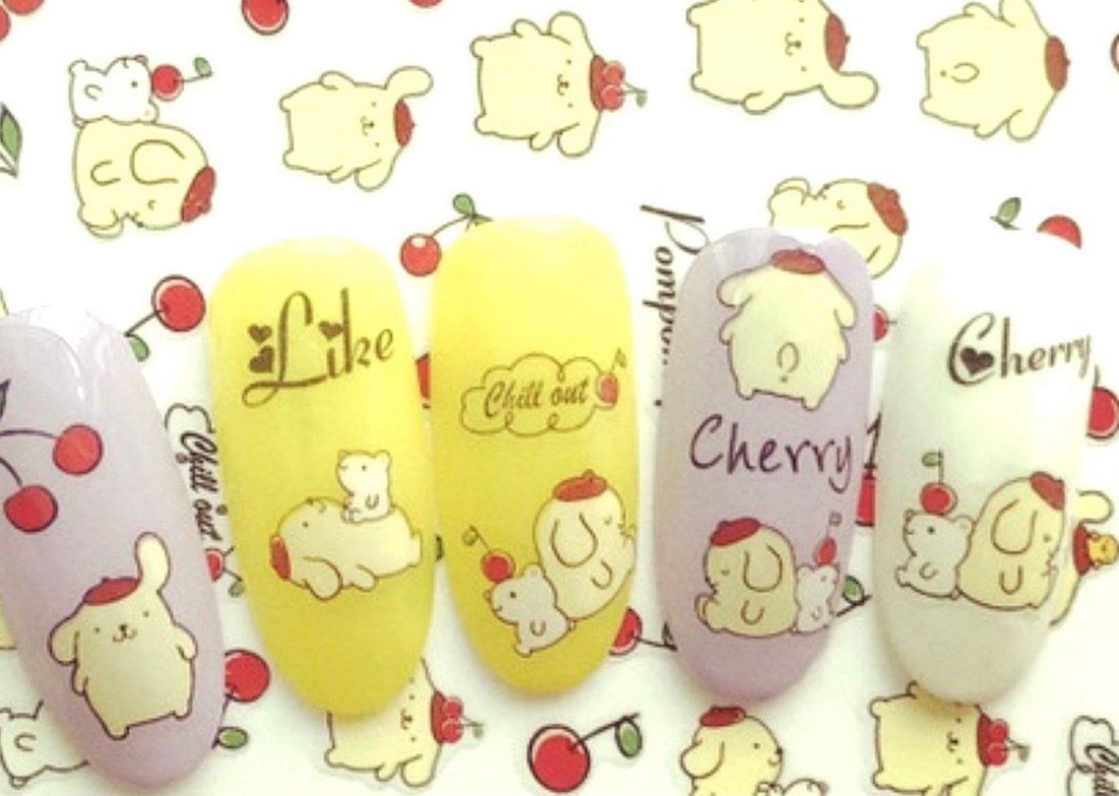 Sanrio Nails Design/ Nails Design Stickers/ Accessories/ Nails | Etsy