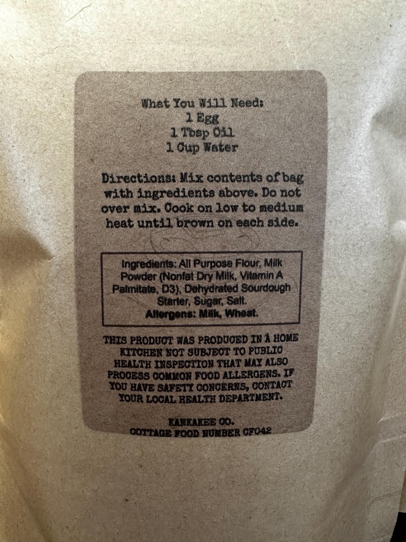 Sourdough Pancake Mix - Etsy