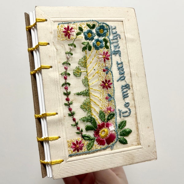 Embroidered Notebook - Etsy