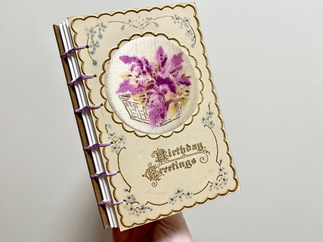 Cottagecore Journal, Floral Birthday Gift, Botanical Diary, Romantic ...