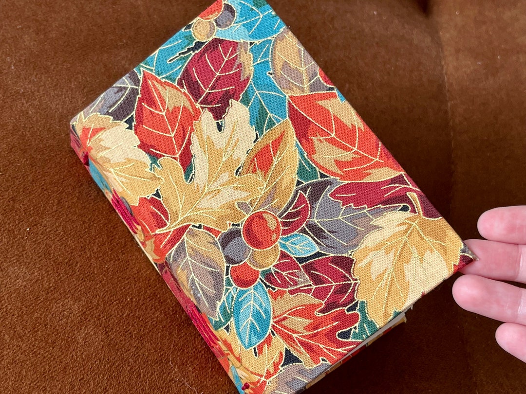 Handmade Fall Journal, Autumn Leaves Sketchbook, Nature Journal ...