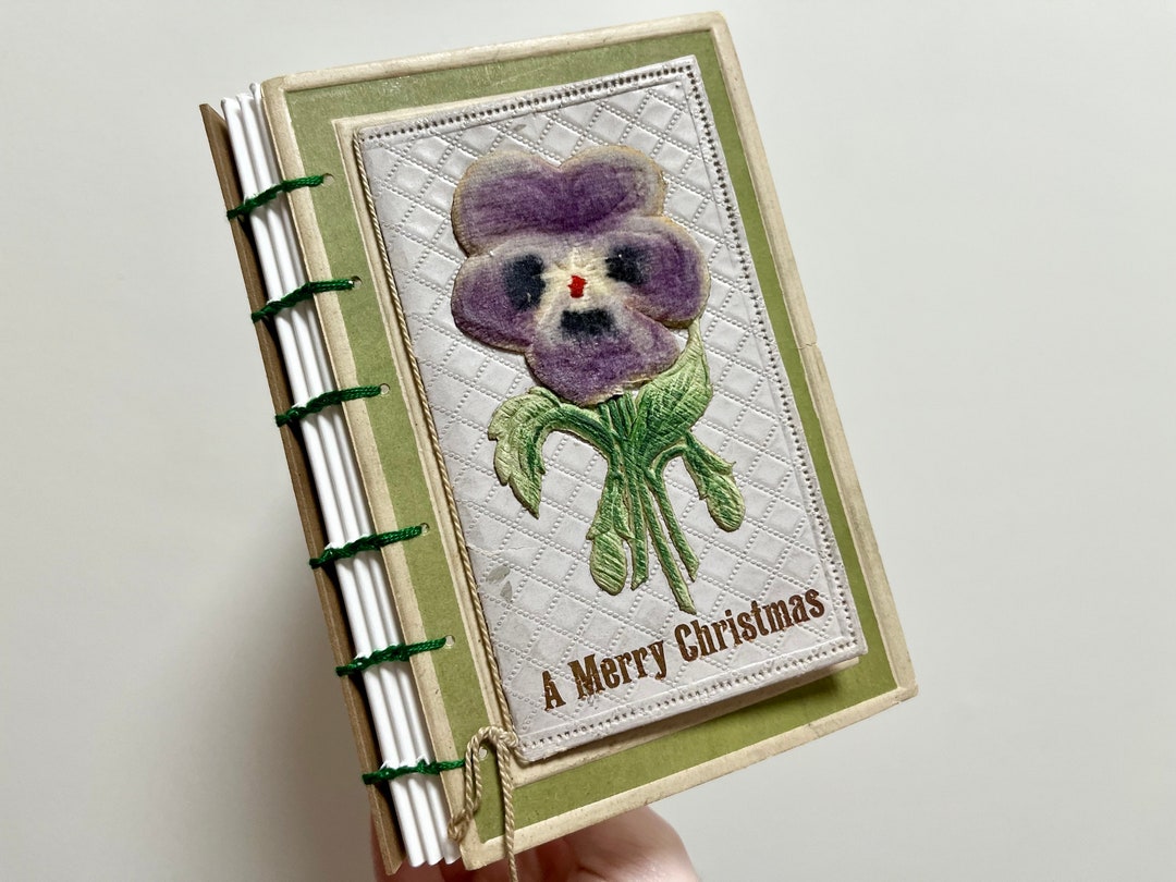 Vintage Violets Journal, Botanical Journal Gift, Botanical Diary ...