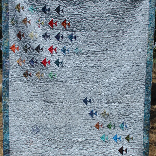 Fish Quilt - Etsy
